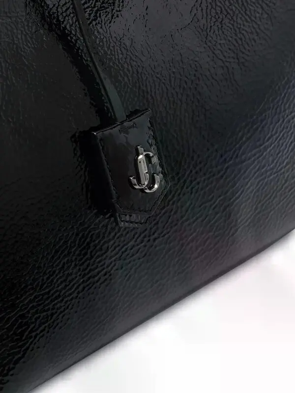 JIMMY CHOO Nine2five Leather Tote Bag
