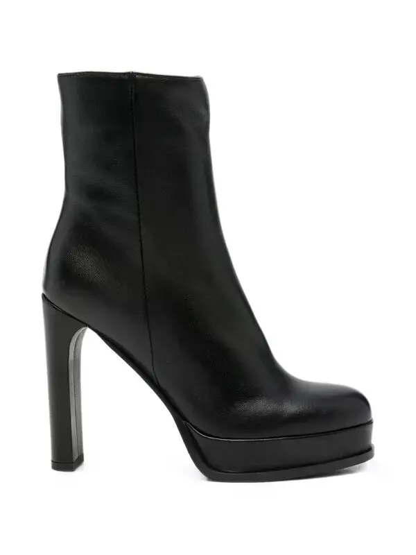 CHANTAL Platform Ankle Boots - Black