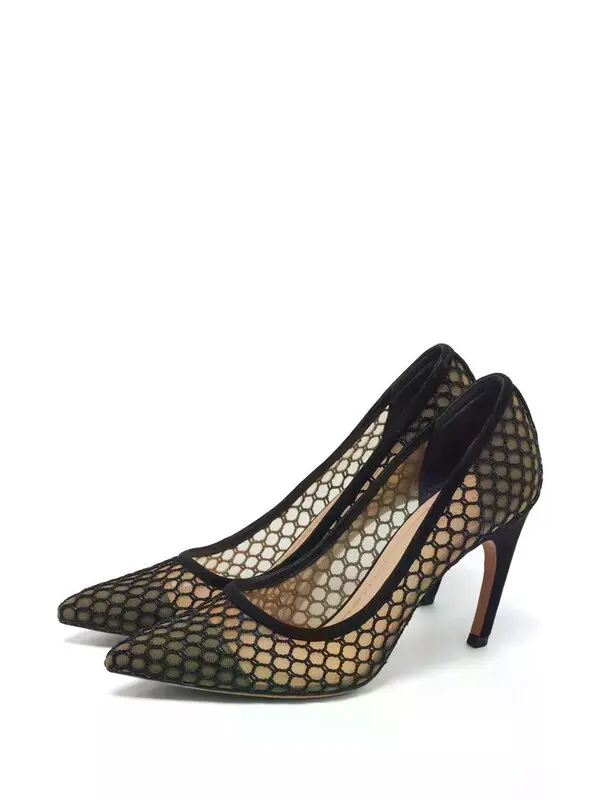 Dior Mesh Pointed Toe Stiletto Pumps