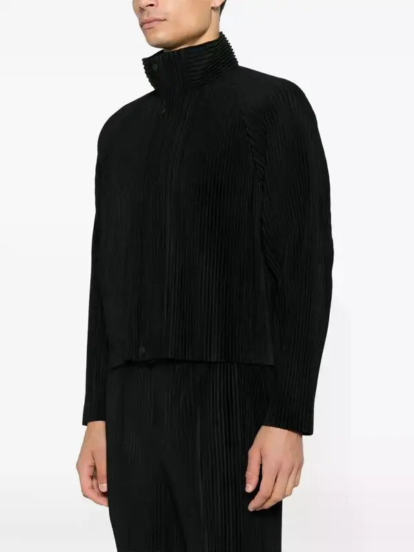 Issey Miyake Plissé High Neck Sweater