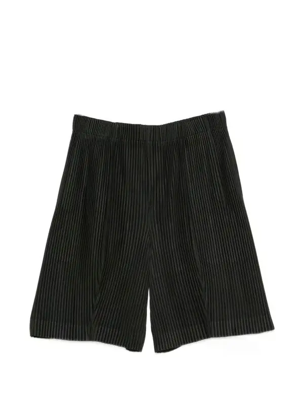 Issey Miyake Pleated Shorts - Grey
