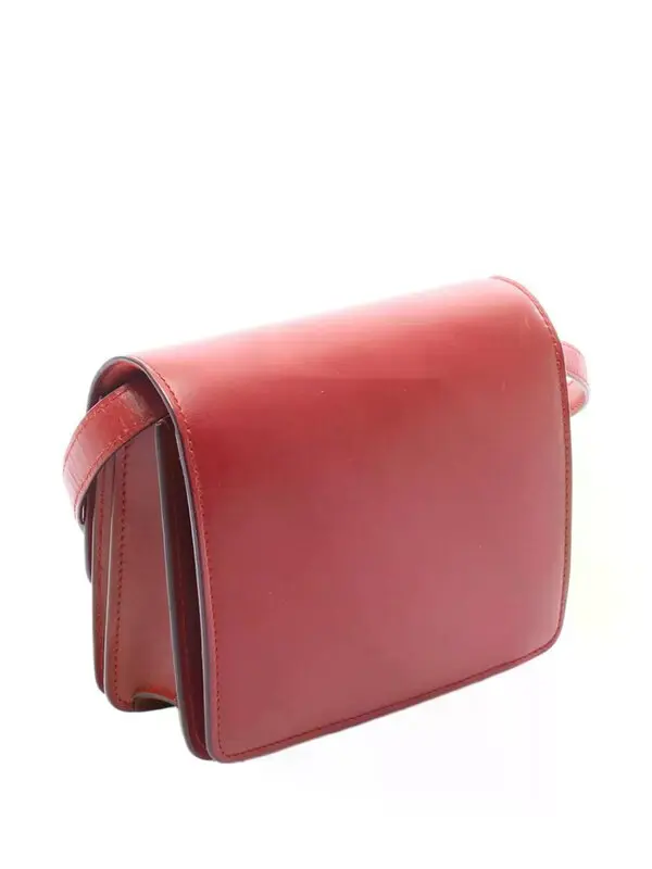 Celine Small Calfskin Classic Box Crossbody Bag - Red