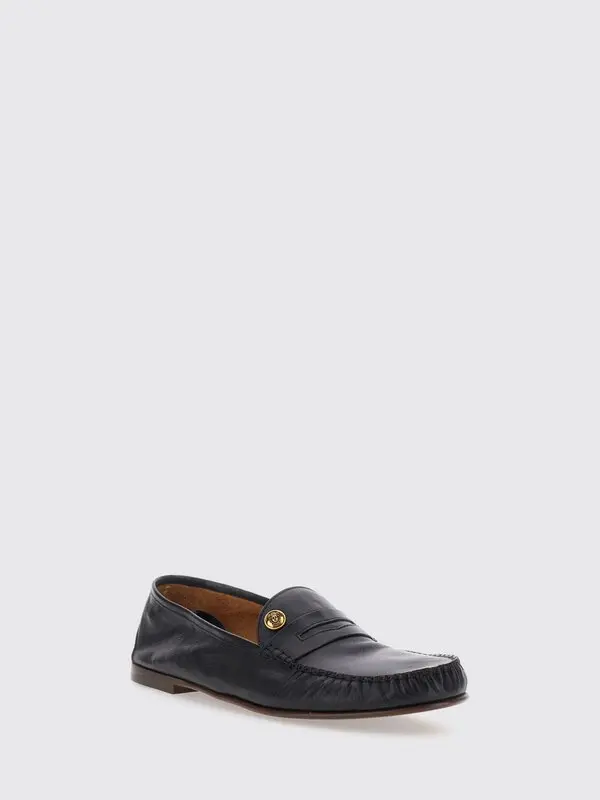 Versace Leather Loafers With Medusa Detail