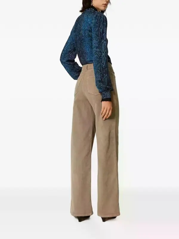 TWINSET Wide-leg Corduroy Trousers
