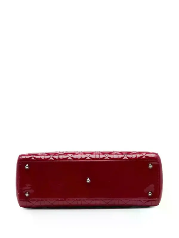 Dior Patent Cannage Lady Satchel