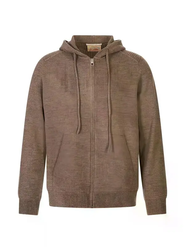 MONTECORE Zip-up Hoodie - Brown