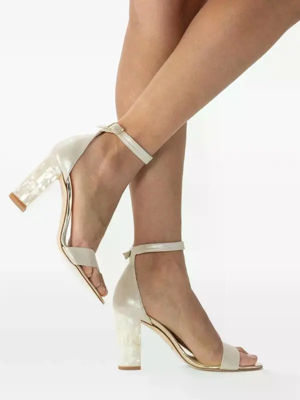FREYA ROSE Martene Embellished-heel Sandals