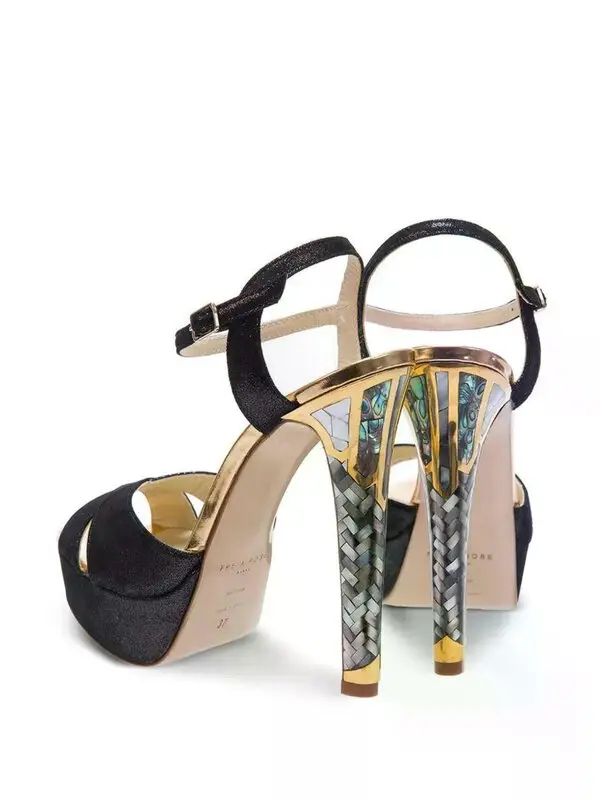 FREYA ROSE Cleopatra Embellished-heel Sandals
