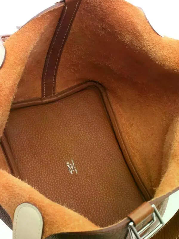 Hermès Clemence And Swift Picotin Lock 18 Eclat Handbag - Brown
