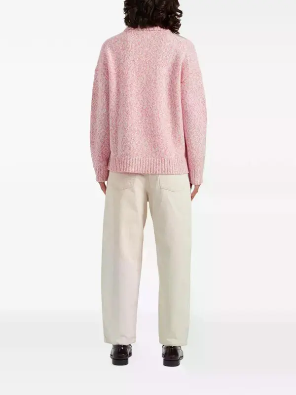 Chinti & Parker Heart Motif Roll Neck Sweater