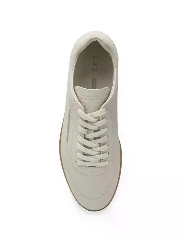 Zegna White Leather 232 Sneakers