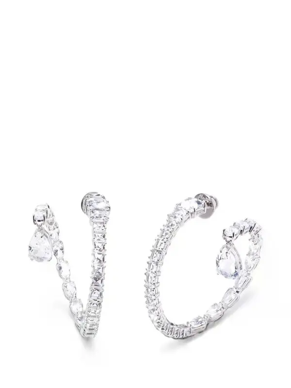 SWAROVSKI Matrix Hoop Earrings