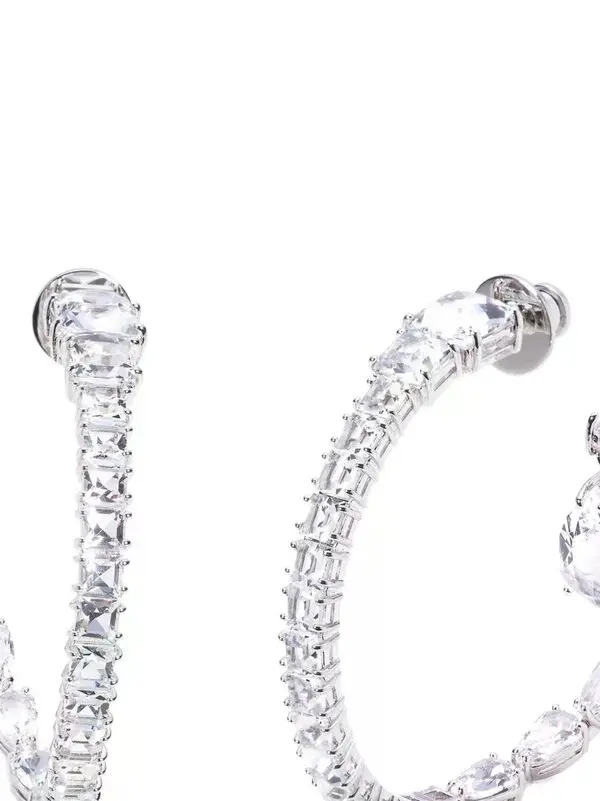 SWAROVSKI Matrix Hoop Earrings