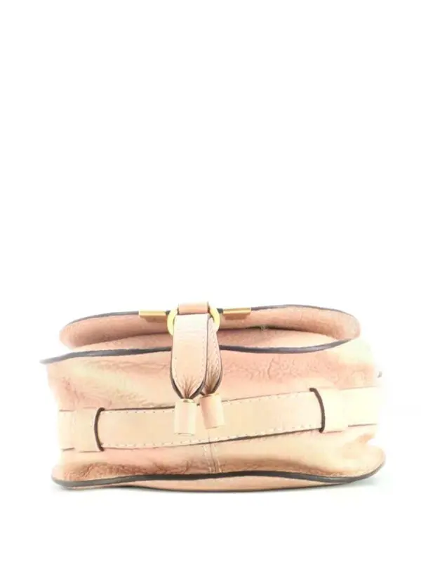 Chloé Marcie Leather Mini Crossbody Bag - Pink