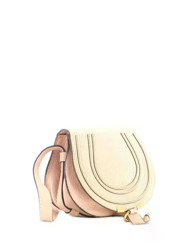 Chloé Marcie Leather Mini Crossbody Bag - Pink