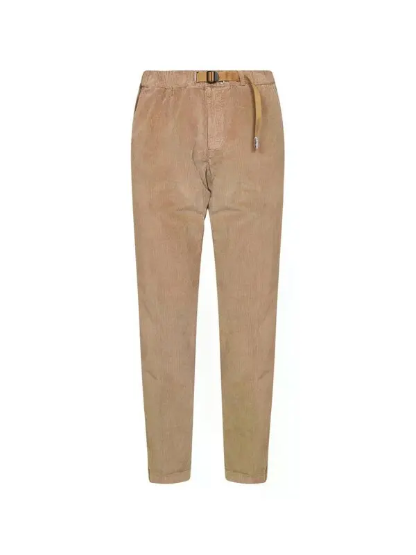 WHITE SAND Belted Corduroy Trousers