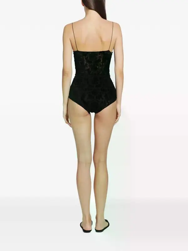 PAULINE DUJANCOURT Liqaa Lace Body - Black