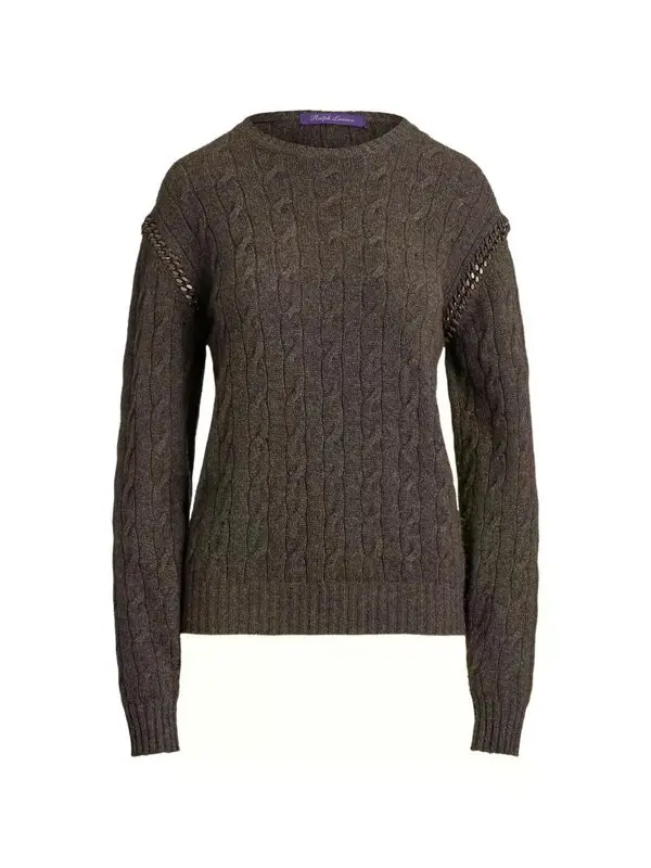 Polo Ralph Lauren Cable-knit Chain-detail Sweater