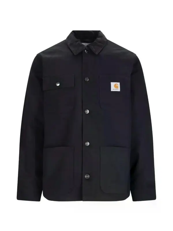 Carhartt Work In Progress Michigan Chore Logo-patch Corduroy-collar Jacket