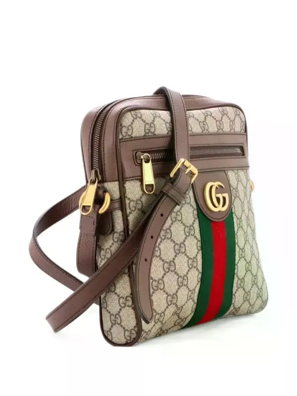 Gucci Ophidia Gg Coated Canvas Messenger Bag