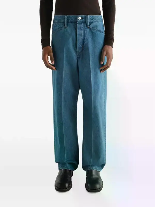LEMAIRE Straight Five-pocket Pants In Indigo Selvedge Denim