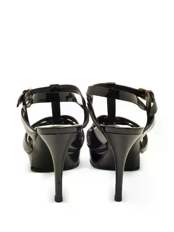 Saint Laurent Tribute Platform Sandals - Black