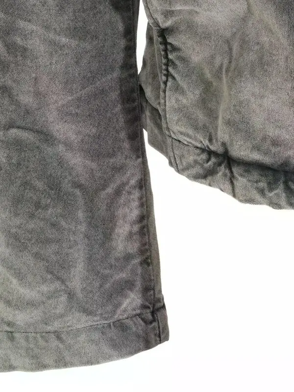 THOM KROM Faded Effect Zip-up Denim Jacket