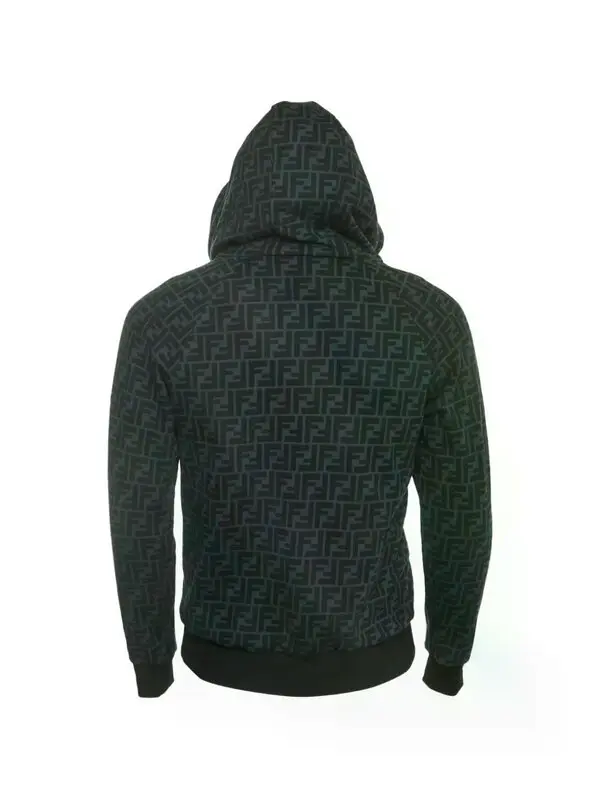 Fendi Zucca Print Drawstring Hoodie