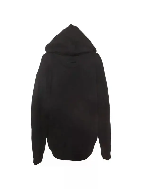 JEAN PAUL GAULTIER Cotton Glitter-effect Script Print Hoodie