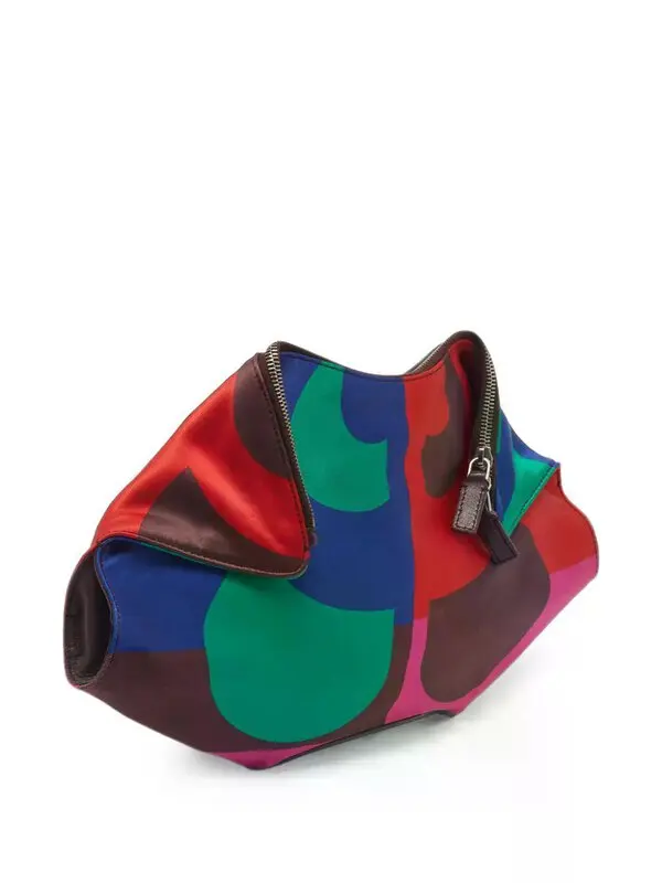 Alexander McQueen De Manta Printed Clutch Bag