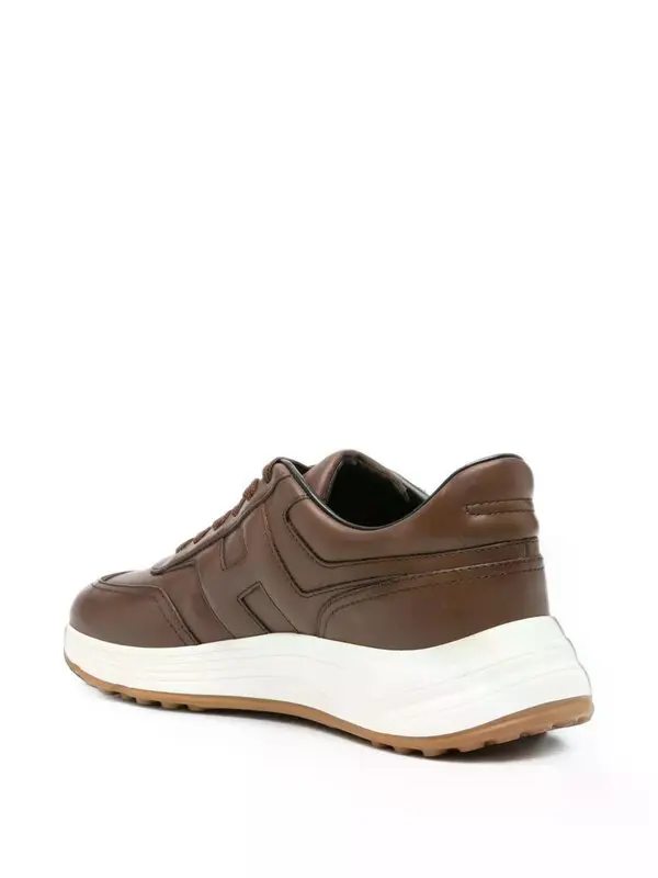 Hogan Hyperlight Logo-patch Leather Sneakers