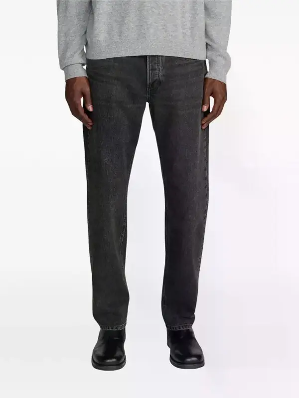 FRAME Jean Faded Straight-leg Jeans