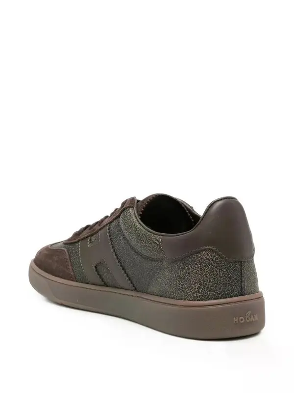 Hogan Cool Logo-patch Suede Sneakers