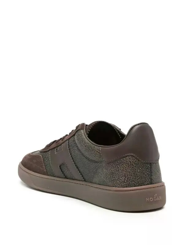 Hogan Suede Sneakers With Logo Detail - Brown