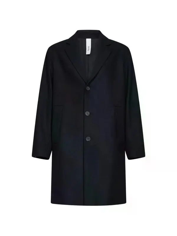 HEVO Cassano Single-breasted Notched-lapel Coat