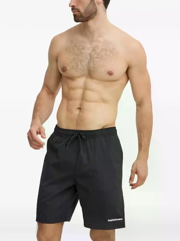 PEAK PERFORMANCE Logo-embroidered Drawstring Swim Shorts