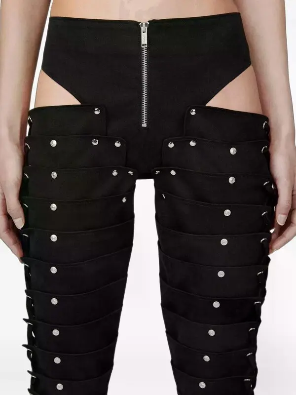 SRVC STUDIO Ronin Studded Lace-up Trousers