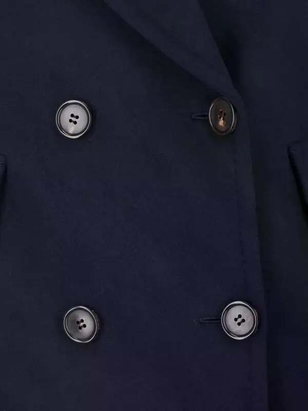 Max Mara Double-breasted Virgin Wool Jacket