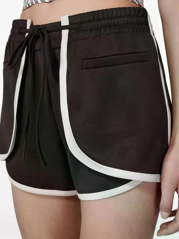 SRVC STUDIO Origami Contrast-binding Shorts