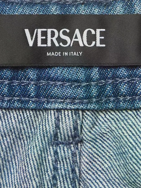 Versace Medusa Detail Straight-leg Jeans
