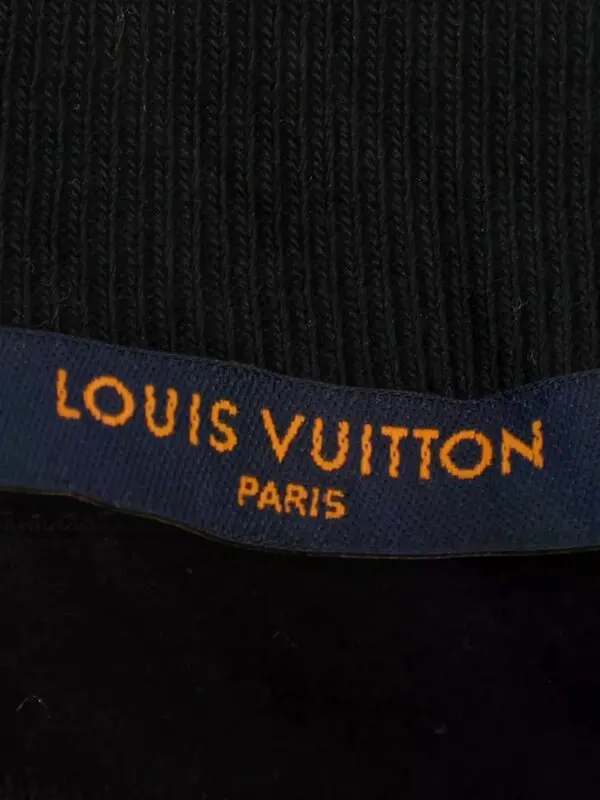 LOUIS VUITTON Embroidered Music Line Crew Neck Sweater