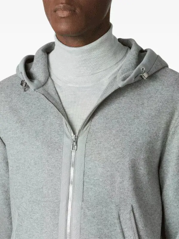 BRETT JOHNSON Zip-up Hoodie - Grey