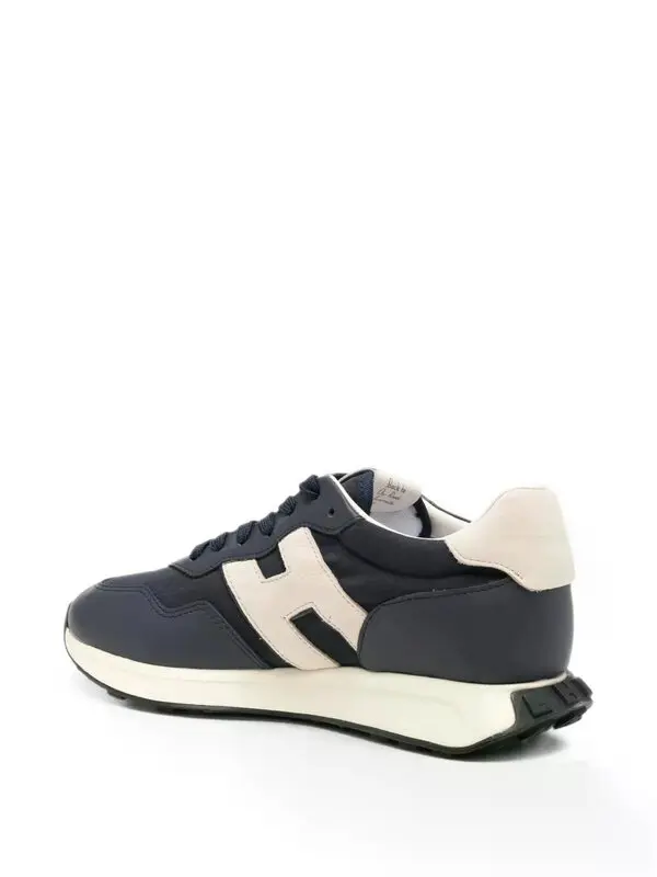 Hogan H601 Logo-patch Panelled Sneakers