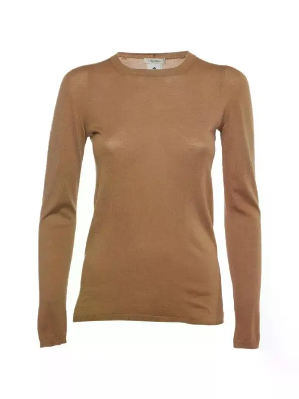 Max Mara Fine-knit Long-sleeve Top - Neutrals