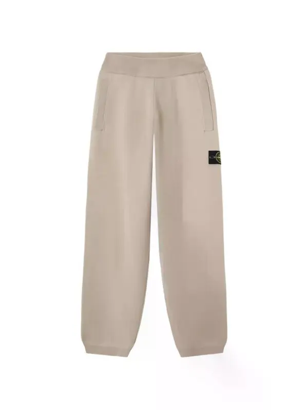 Stone Island 5200001 Stretch Rws Wool Knit Joggers - Neutrals