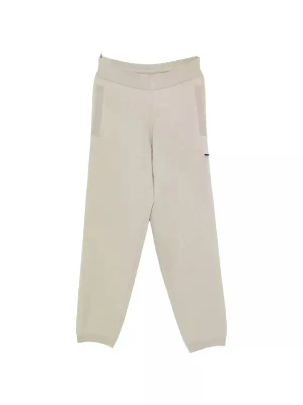 Stone Island 5200001 Stretch Rws Wool Knit Joggers - Neutrals