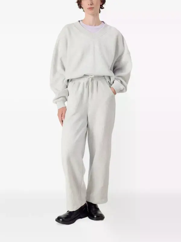 American Vintage Baptown Straight-leg Track Pants - Grey