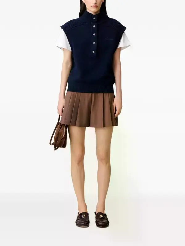 Claudie Pierlot Sleeveless Wool Jumper