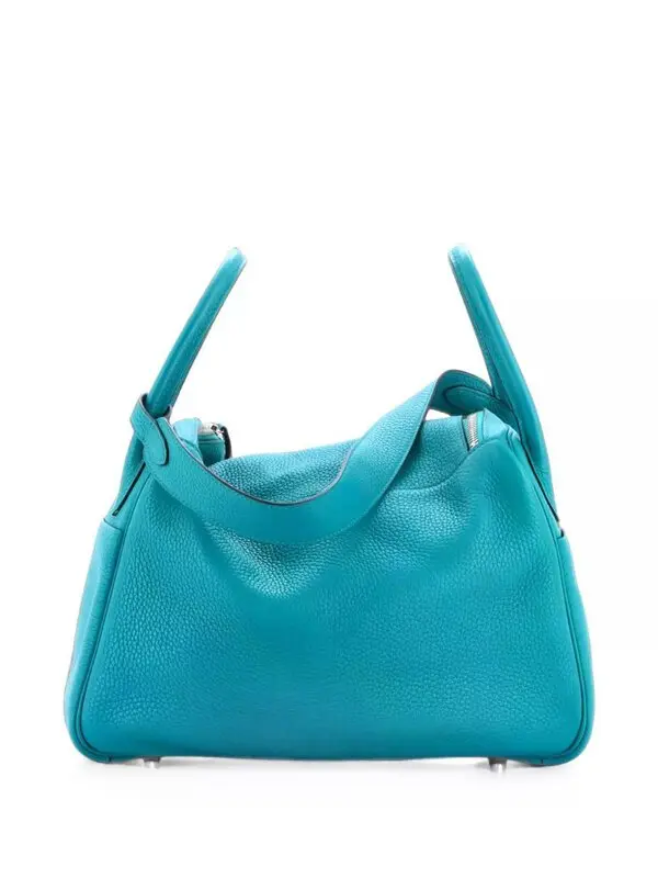 Hermès Lindy Bag Clemence 30 Shoulder Bag - Blue
