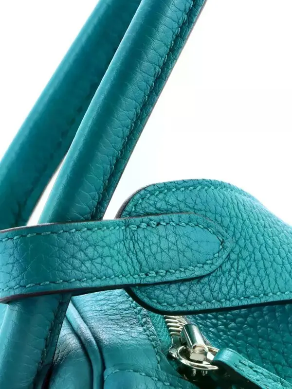 Hermès Lindy Bag Clemence 30 Shoulder Bag - Blue